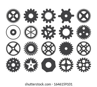 Gear Symbol Icon Printable Vector Illustration Stock Vector (Royalty ...