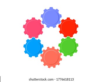 1,240 Five cogs Images, Stock Photos & Vectors | Shutterstock