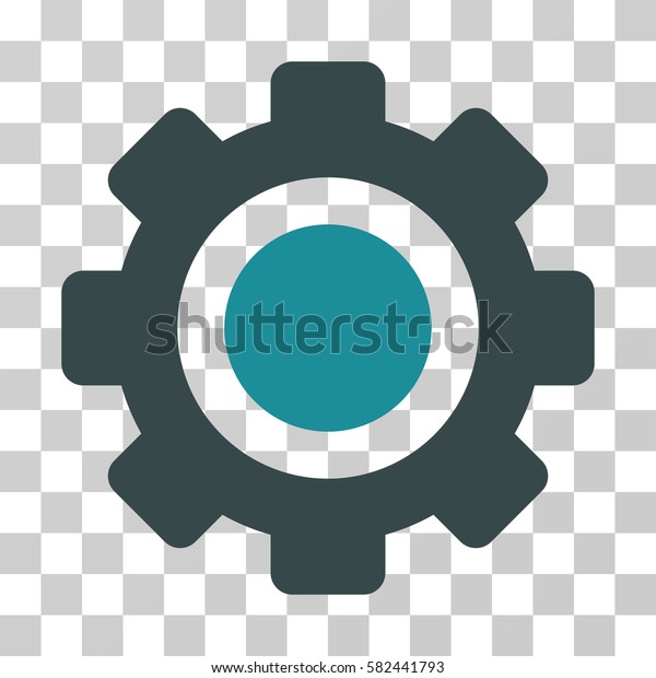 Gear Vector Pictogram Illustration Style Flat Stock Vector (Royalty ...