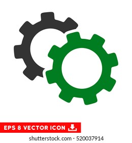 Gears Eps Vector Pictogram Illustration Style Stock Vector (Royalty ...