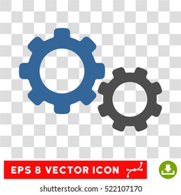 Gears Eps Vector Pictogram Illustration Style Stock Vector (Royalty ...