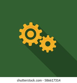 Gears Green Stock Vector (Royalty Free) 586617314 | Shutterstock
