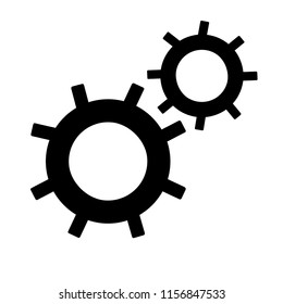 Gears Icon Pictogram Stock Vector (Royalty Free) 1156847533 | Shutterstock