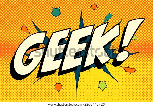 Geek Abstract Cartoon Frame Vector Background Stock Vector (Royalty ...