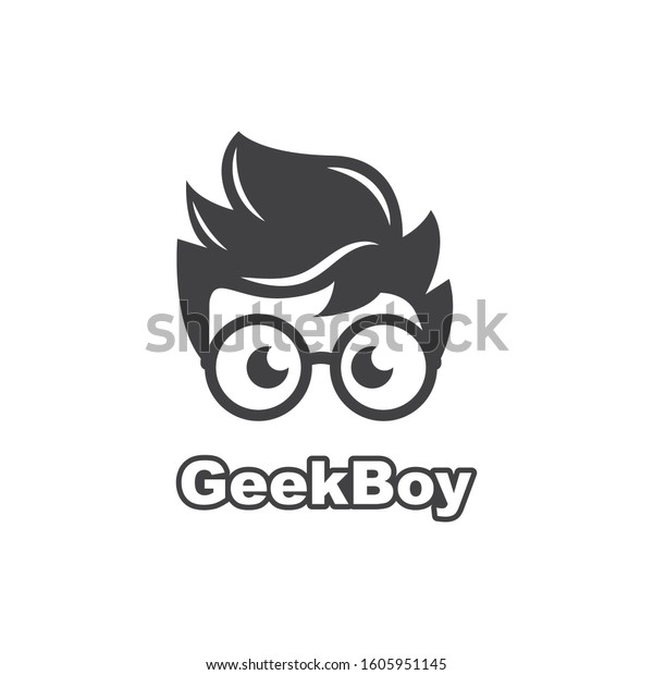 Geek Boy Icon Vector Illustration Design: vetor stock (livre de ...