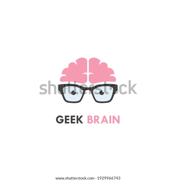 Geek Brain Logo Symbol Design Template Stock Vector (Royalty Free ...