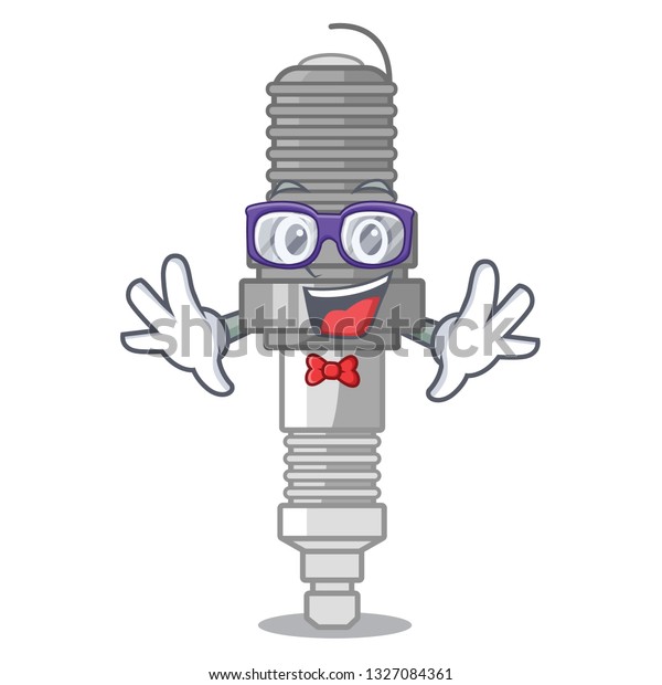 Geek Spark Plug Cartoon Box Stock Vector (Royalty Free) 1327084361 ...