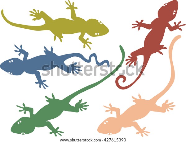 Gekko Media Artwork Stock Vector (Royalty Free) 427615390