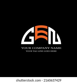 Gen Letter Logo Creative Design Vector Stock Vector (Royalty Free ...