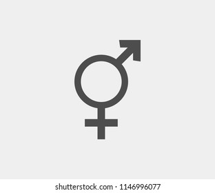 Gender Icon Template 스톡 벡터(로열티 프리) 1146996077 | Shutterstock
