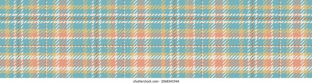 Gender Neutral Seamless Plaid Vector Border Stock Vector (Royalty Free ...