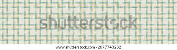 Gender Neutral Seamless Plaid Vector Border Stock Vector (Royalty Free ...