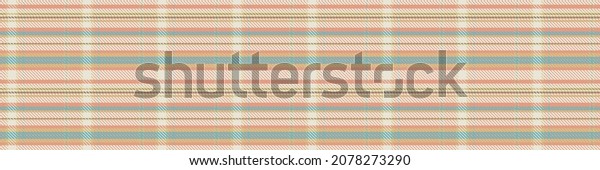 Gender Neutral Seamless Plaid Vector Border Stock Vector (Royalty Free ...
