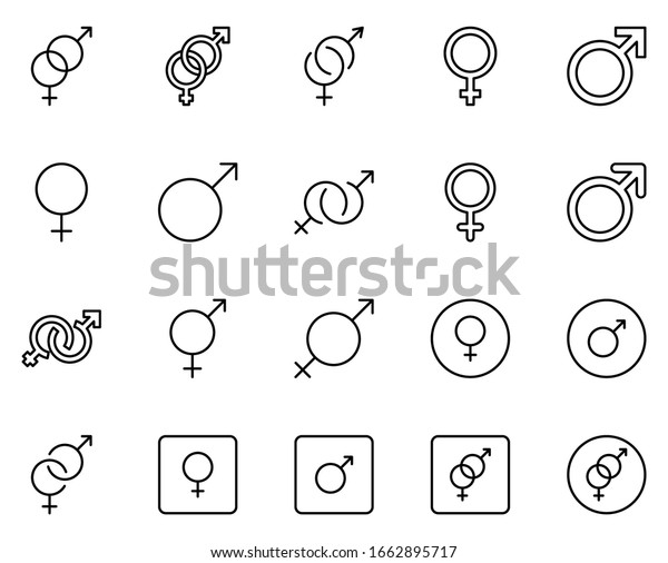 29,061 imágenes de Gender line icons - Imágenes, fotos y vectores de ...