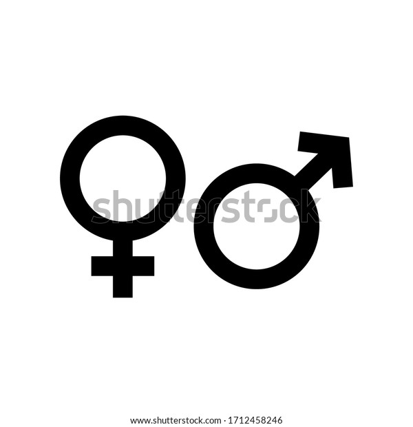 Gender Symbol Design Template Vector Stock Vector (Royalty Free ...