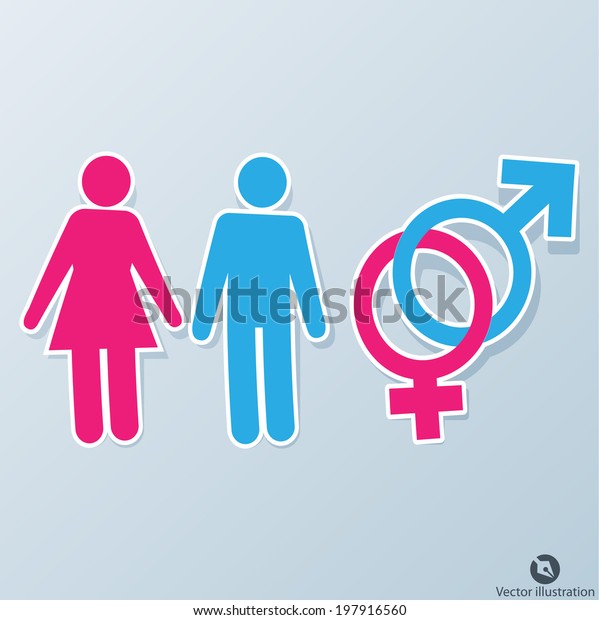 Gender Symbols Stock Vector (Royalty Free) 197916560 | Shutterstock