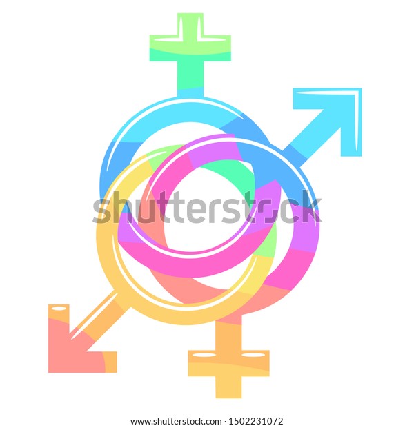 Gender Vector Graphic Clipart Design Stock Vector (Royalty Free ...