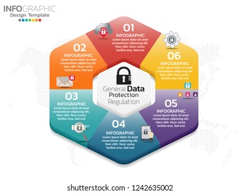 General Data Protection Regulation Gdpr Concept Stock Vector (Royalty ...