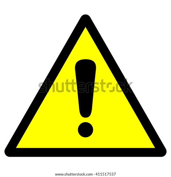 General Warning Sign Exclamation Mark Vector Stock Vector (Royalty Free ...