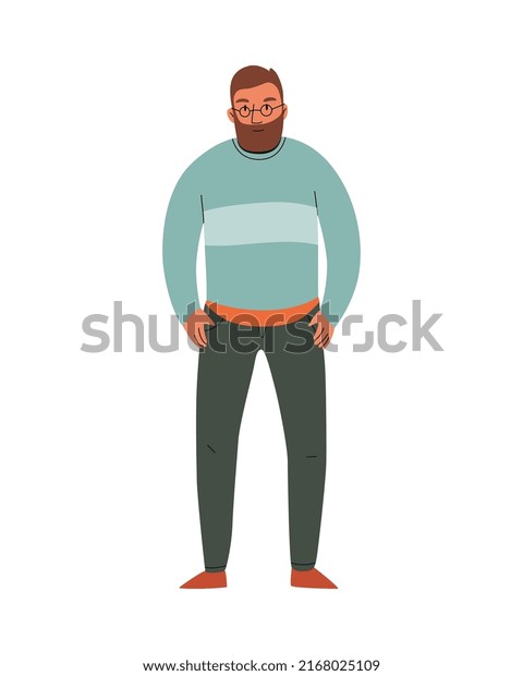Generations People Composition Isolated Doodle Style Stock Vector ...