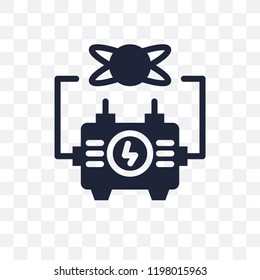 Generator Transparent Icon Generator Symbol Design Stock Vector ...