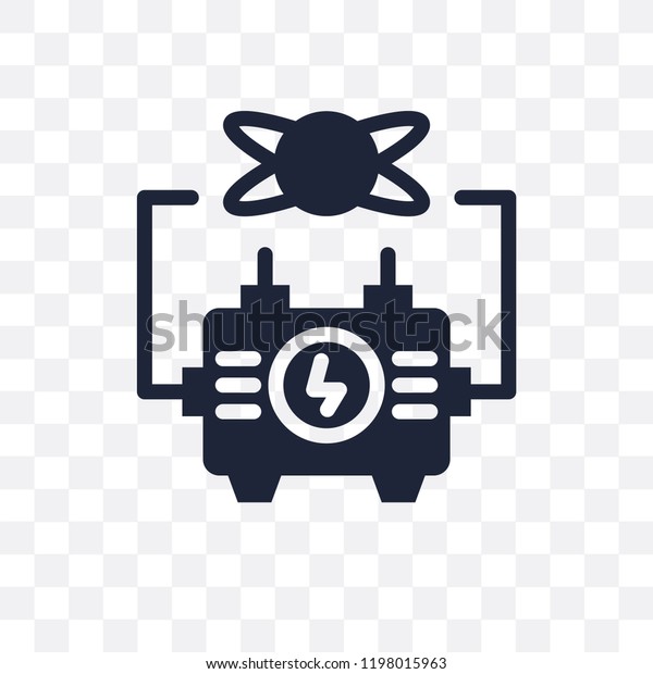 Generator Transparent Icon Generator Symbol Design: vector de stock ...