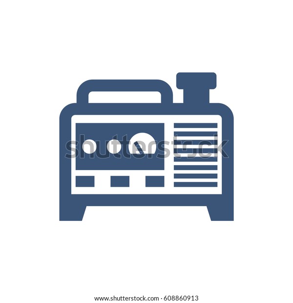 Generator Vector Icon Electric Generator Vector Stock Vector (Royalty ...