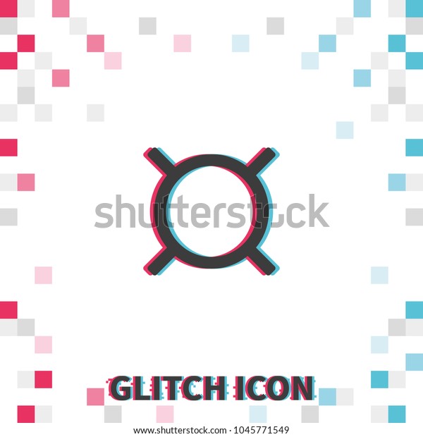 Generic Currency Symbol Glitch Effect Vector Stock Vector (Royalty Free ...