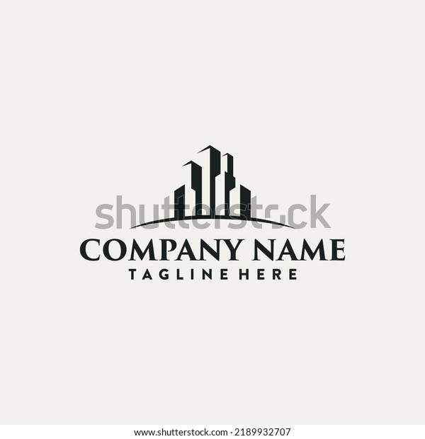 Generic Real Estate Construction Logo Design Stock Vector (Royalty Free ...