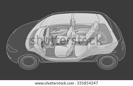 Car Dashboard Drawing | Free download on ClipArtMag