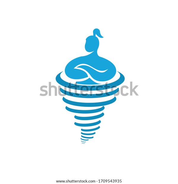 Genie Coming Out Vector Wind Effect Stock Vector (Royalty Free ...