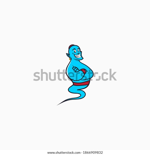 Genie Logo Design Template Premium Vector Stock Vector (Royalty Free ...
