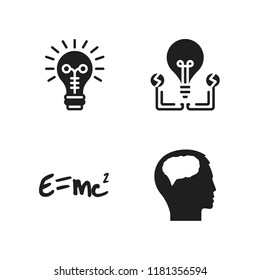Genius Icon 4 Genius Vector Icons Stock Vector (Royalty Free ...