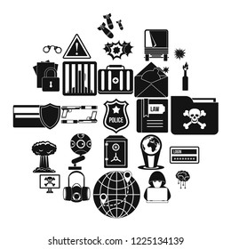 Genius Icons Set Simple Set 25 Stock Vector (Royalty Free) 1225134139