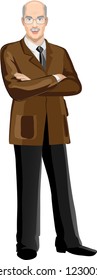 Genius Professor Cartoon Stock Vector (Royalty Free) 1230011902 ...