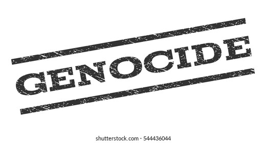Genocide Watermark Stamp Text Caption Between Stock Vector (Royalty ...