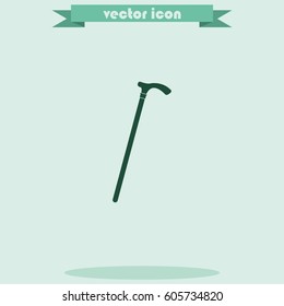 Gentleman Cane Icon Stock Vector (Royalty Free) 605734820 | Shutterstock
