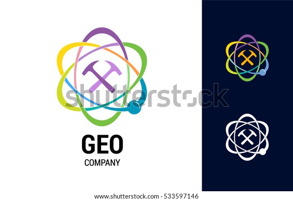 Vector de stock (libre de regalías) sobre Geo Company Vector Logotype ...