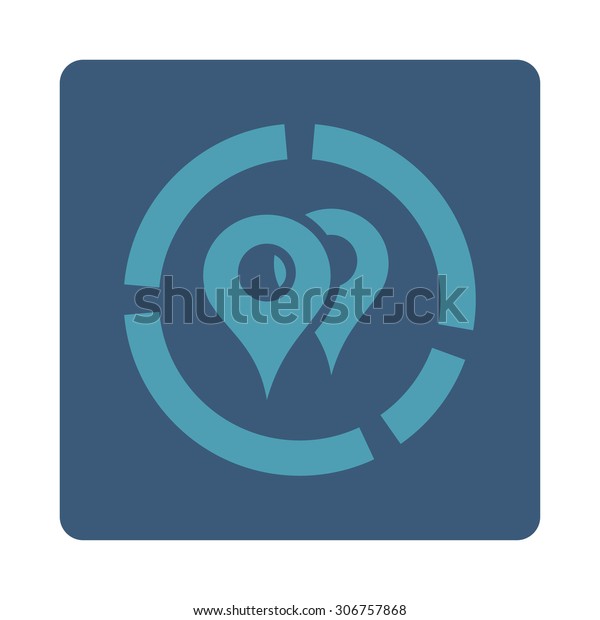 Geo Diagram Vector Icon This Flat Stock Vector (Royalty Free) 306757868 ...
