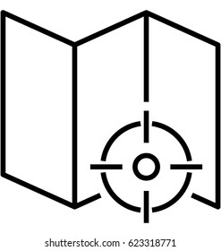 Geo Location Vector Icon: vector de stock (libre de regalías) 623318771 ...
