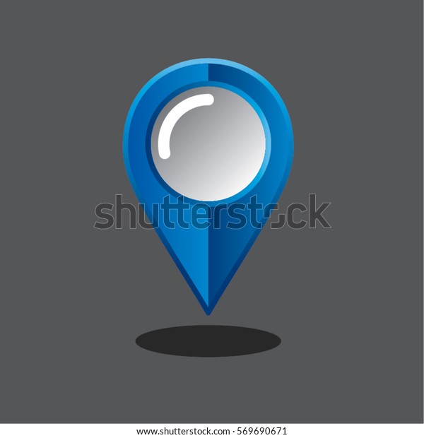 Geo Tag Gps Lens Stock Vector (Royalty Free) 569690671 | Shutterstock
