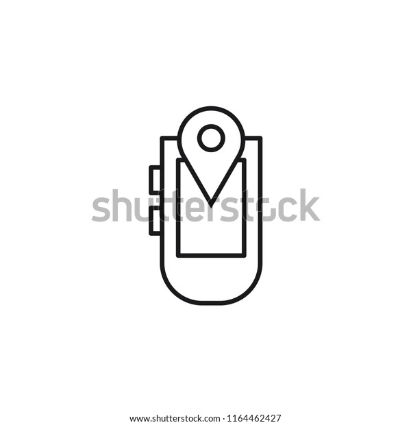 Geocaching Icon Navigation Symbol Modern Simple Stock Vector (Royalty ...
