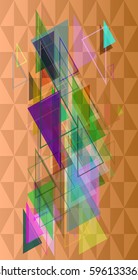 Triangle Art Design Stock Vector (Royalty Free) 639838639