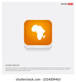 Geography Map Icon Orange Abstract Web Stock Vector (Royalty Free ...