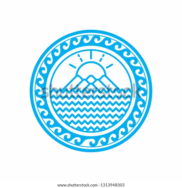 Geography Vector Logo Design Business Concept Stock Vector (Royalty ...