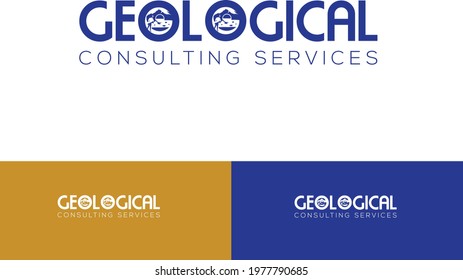 Geological Consulting Services Logo Geological Logo Stock Vector ...
