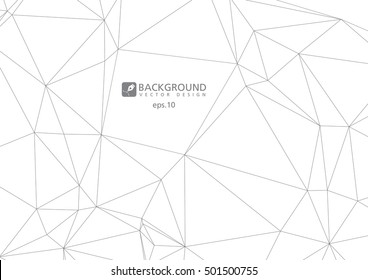 White Polygon Background Stock Vector (Royalty Free) 795985846 ...