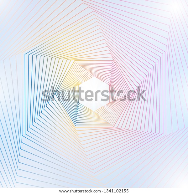 Geometric Abstract Background Soft Color Line Stock Vector (Royalty ...