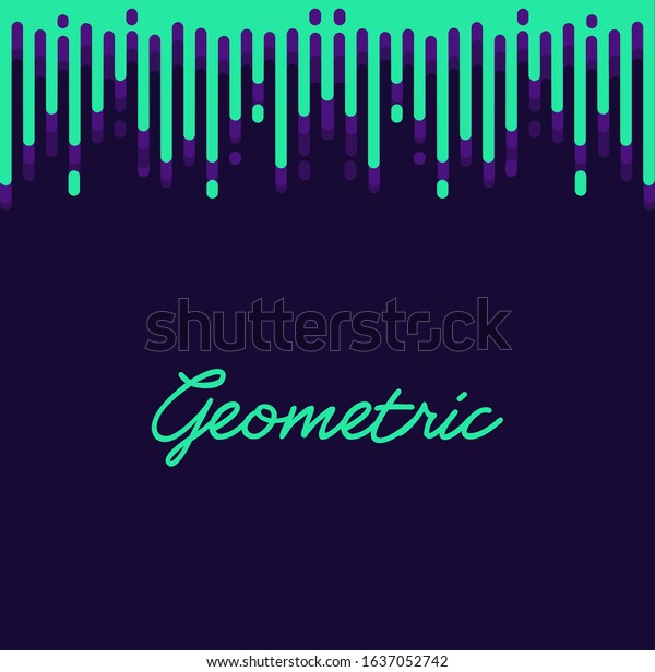 Geometric Abstract Pattern Wallpaper Bluegreen Text Stock Vector ...
