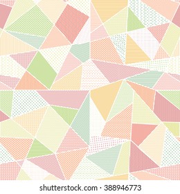 Geometric Abstract Seamless Texture Polygons Vector Stock Vector ...